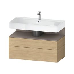 Duravit Waschtischunterschrank Qatego 99x47x59cm, ba m/E N, 1 Kast, m Nischenb (QA4395043300010)