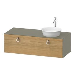 Duravit Waschtischunterschrank White Tulip 130x55cm, 1 AZ m G, B r, E Nat StG hgl (WT4982RH5H2)