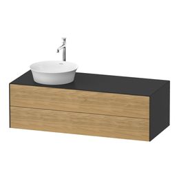 Duravit Waschtischunterschrank White Tulip 130x55cm, B L, E N gra m, k Ein/m Be (WT4987LH5580010)