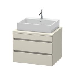 Duravit Waschtischunterschrank DuraStyle 70x54,8cm, Tau, f Konsole, 2 Schubk&auml;sten (DS531609191)