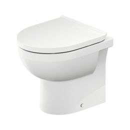 Duravit Stand-WC, Tiefsp&uuml;ler No. 1 Compact 37x48cm, 4,5 l, Abg. waag., riml., wei&szlig; (2184090000)
