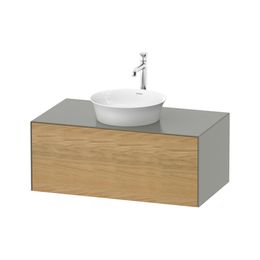 Duravit Waschtischunterschrank White Tulip 100x55cm, E N m/StG m, 1 AZ, 1 Pl, wandh&auml;ngend (WT49760H592)