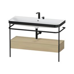 Duravit M&ouml;belwaschtisch-Kombi Happy D.2 Plus 117,5x49cm, m Konso, 1 Lad, 2 HL, Me Ei (HP4744E71710000)