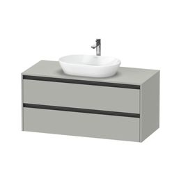 Duravit Waschtischunterschrank Ketho.2 120x55cm, bg m, Pl m 1 Ausschn, wandh&auml;ngend (K24897007070000)