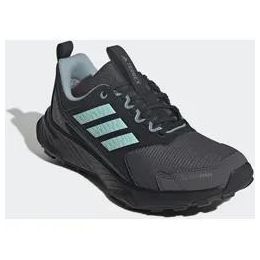 Trailrunningschuh Adidas TERREX "TRACEFINDER 2 CLIMAPROOF", Damen, Gr. 41, grau (carbon, semi flash aqua, grau six), Synthetik, Textil, Schuhe, w&auml;rmend, Topseller
