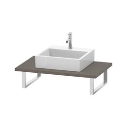 Duravit Konsole L-Cube 80-200x55cm, 1 AS, St&auml;r 3cm, bas. ma (LC106C04343)