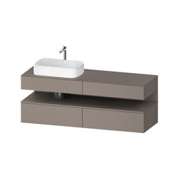 Duravit Waschtischunterschrank Qatego 160x55x60cm, ba m, Konsolenpl., Beck. li (QA4777043430000)