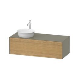 Duravit Waschtischunterschrank White Tulip 130x55cm, 1 AZ, 1 Pl, B l, E Nat StG hgl (WT4977LH5H2)