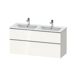 Duravit Waschtischunterschrank D-Neo 128x46,2cm, 1 Kast, 1 Ausz., chr/we hgl (DE4365010220000)