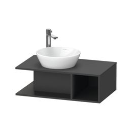 Duravit Waschtischunterschrank D-Neo Compact 80x48cm, gra m, 1 F, 1 Pl, wandh&auml;ngend (DE491804949)