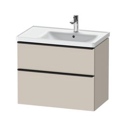 Duravit Waschtischunterschrank D-Neo 78,4x45,2cm, 1 Kast, B R, sw/Taup ma (DE43580BD910000)
