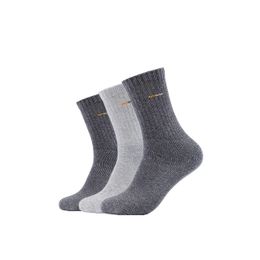 Camano Herren Socken "8er Pack", Gr. 43, grau, 76% Baumwolle, 22% Polyester, 2% Elastodien, uni, Socken