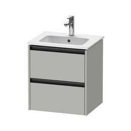 Duravit Waschtischunterschrank Ketho.2 51x42x54,9cm, 2 SBK, wandh&auml;ngend, betongr ma (K25261007070000)