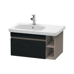 Duravit Waschtischunterschrank DuraStyle 73x44,8cm, B L, Ei sw/Basalt ma, 1 Ausz. (DS639401643)