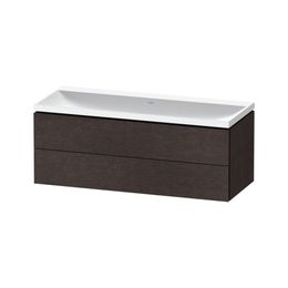 Duravit M&ouml;bel-Set L-Cube 120x48x48cm, o HL, E dkl. geb., 2 Schub. (LC6953N72720000)