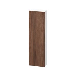 Duravit Hochschrank DuraStyle 40x24x140cm, T&uuml;r li, Nussb dunk./wei&szlig; ma (DS1218L2118)