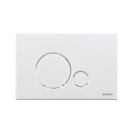 Duravit Bet&auml;tigungsplatte DuraSystem aufgesetzt, f&uuml;r WC Beta, wei&szlig; (WD5010011000)