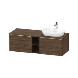 Duravit Waschtischunterschrank D-Neo 140x55cm, 2 A, 1 Pl, B R, g pol/Nu dkl. (DE4950R34210000)