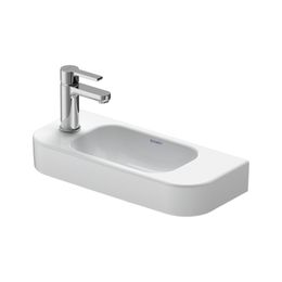 Duravit Handwaschbecken Happy D.2 50x22cm, o. &Uuml;L, m HLB, HL rechts, wei&szlig; (0711500008)