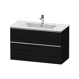 Duravit Waschtischunterschrank D-Neo 101x46,2cm, ch/Ei sw, 1 Schubk., 1 Ausz. (DE4363010160000)