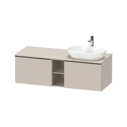 Duravit Waschtischunterschrank D-Neo 140x55cm, 2 A, 1 Pl, B R, sw/Taup ma (DE4950RBD910000)