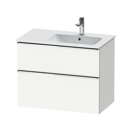 Duravit Waschtischunterschrank D-Neo 81x46,2cm, 1 Kast, Beck. re, chr/we ma (DE4367010180000)
