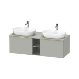 Duravit Waschtischunterschrank D-Neo 140x55cm, 2 A, 1 Pl, B bs, g pol/grau ma (DE4950B34070000)