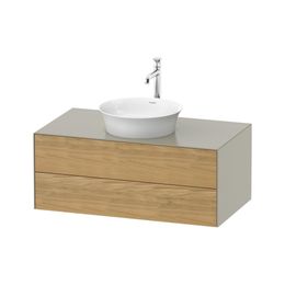 Duravit Waschtischunterschrank o. ES White Tulip 40,8x100x 55, 2 SBK, E N tau s-matt (WT49860H5600010)