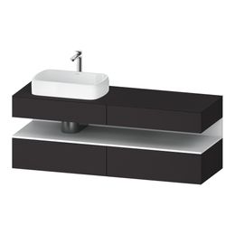 Duravit Waschtischunterschrank Qatego 160x55x60cm, w m/Gr m, Pl, Beck. li (QA4777018800000)