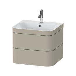 Duravit M&ouml;belwaschtisch-Unterschrank Happy D.2 Plus 57,5x49cm, 1 HL, Tau s-matt, 2 Schubk. (HP4635O6060)