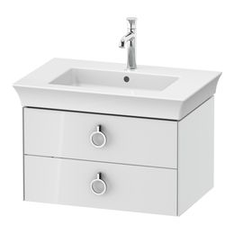 Duravit Waschtischunterschrank o. ES White Tulip 41x68,4x45,8cm, 2 SchKa., wei&szlig; Hochglanz (WT4351085850010)