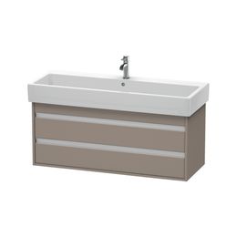 Duravit Waschtischunterschrank Ketho 115x44cm, bas. ma, 2 Schubk., wandh&auml;ngend (KT663904343)