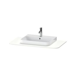 Duravit Waschtisch-Konsole Happy D.2 Plus 100x55cm, m 1 Ausschnitt, wei&szlig; supermatt (HP031E08484)