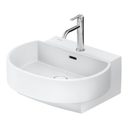 Duravit Waschtisch Balcoon 55x48cm, w sm, m Hahnl., &Uuml;L, Hahnloch (241155AC00)