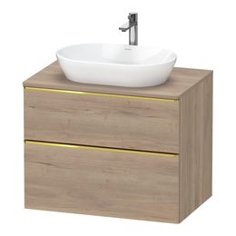 Duravit Waschtischunterschrank D-Neo 80x55cm, g pol/Ei ma, 2 SBK, 1 A, 1 Pl (DE4967034550000)