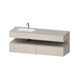 Duravit Einbauwaschtisch-M&ouml;bel-Set Qatego 160x50x60cm, Kon-WTU, B l, T m/tau matt (QA4795091830000)