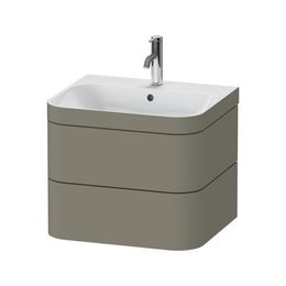 Duravit M&ouml;belwaschtisch-Unterschrank Happy D.2 Plus 57,5x49cm, 1 HL, st-g s-matt, 2 Schubk. (HP4635O9292)