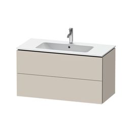 Duravit Waschtischunterschrank L-Cube 102x48,1cm, Tau matt, 2 Schub., wandh&auml;ngend (LC624208383)