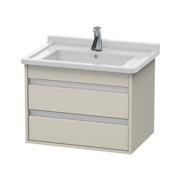 Duravit Waschtischunterschrank Ketho 65x45,5cm, Tau, 2 Schubk., wandh&auml;ngend (KT664309191)