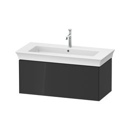 Duravit Waschtischunterschrank White Tulip 98,4x45,8cm, graph hgl, 1 Ausz., wandh&auml;ngend (WT42420H1H1)