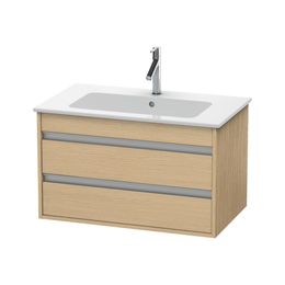 Duravit Waschtischunterschrank Ketho 80x47,5cm, Ei Nat, 2 Schubk., wandh&auml;ngend (KT642903030)