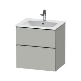 Duravit Waschtischunterschrank D-Neo 61x46,2cm, ES geb/gr m, 1 Kast, 1 Ausz. (DE4361070070000)