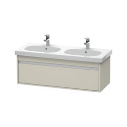 Duravit Waschtischunterschrank Ketho 115x45,5cm, Taupe, 1 Auszug, wandh&auml;ngend (KT666909191)