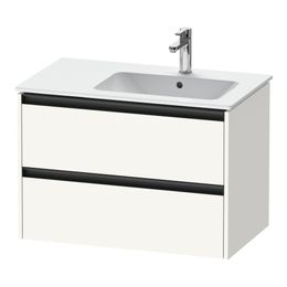 Duravit Waschtischunterschrank Ketho.2 81x48x54,9cm, f WT m Beck. re, we. matt (K25268084840000)