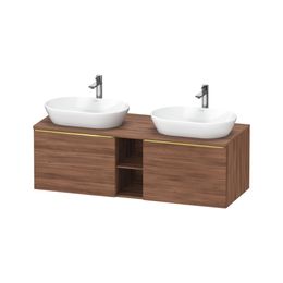 Duravit Waschtischunterschrank D-Neo 140x55cm, 2 A, 1 Pl, B bs, g pol/Nu Nat (DE4950B34790000)