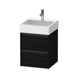 Duravit Waschtischunterschrank Ketho.2 48,4x46cm, Ei sw, 2 Schub., wandh&auml;ngend (K25274016160000)