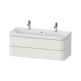 Duravit M&ouml;belwaschtisch-Unterschrank Happy D.2 Plus 117,5x49cm, m 1 HL, 2 La, Nord we s-matt (HP4640O39390000)