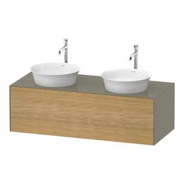Duravit Waschtischunterschrank White Tulip 130x55cm, 1 AZ, 1 Pl, B bs, E Nat StG g (WT4978BH5H2)