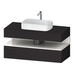 Duravit Waschtischunterschrank Qatego 120x55x60cm, w g/Gra m, Pl, Nischenb (QA4732022800010)