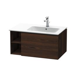 Duravit Waschtischunterschrank L-Cube 82x48,1x40cm, 1 A, Beck. re, Nussb geb. (LC619206969)